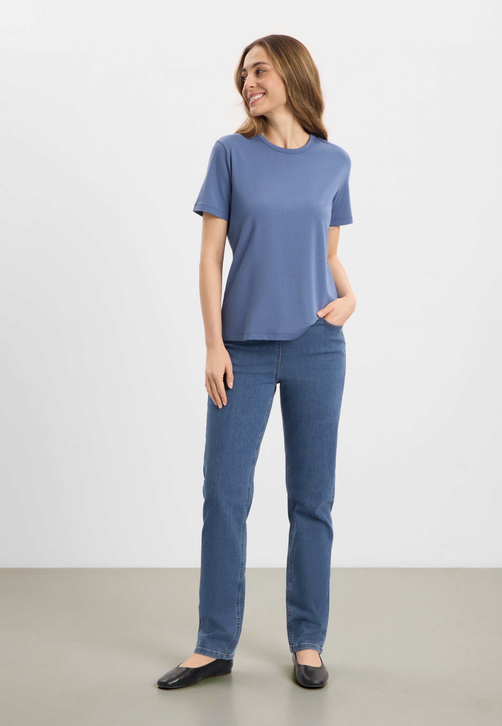 Amanda T-Shirt SS - Blue